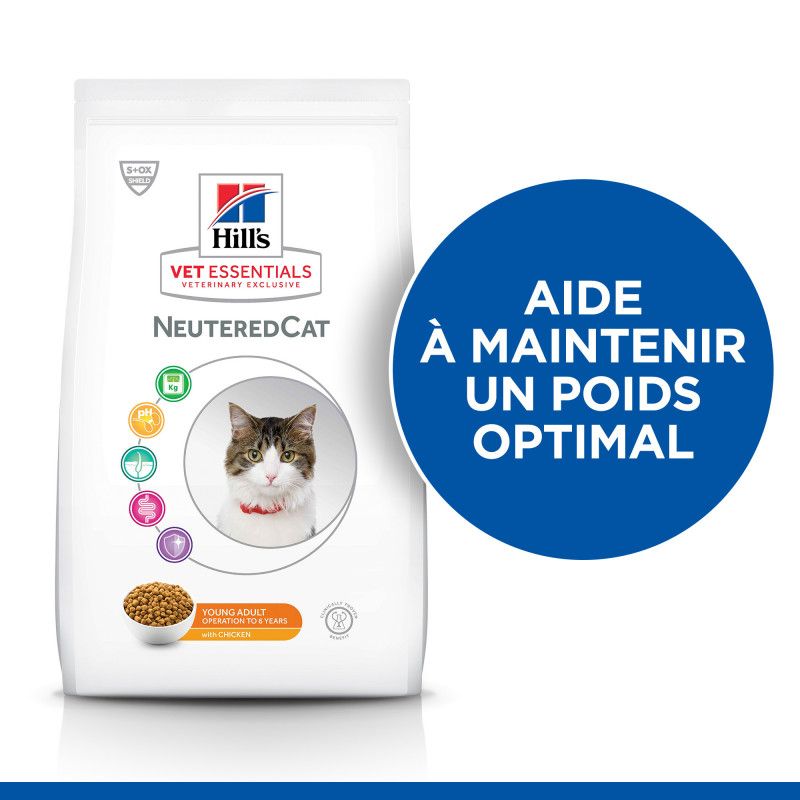 Vet Essentials Feline Neutered Cat Young Adult Poulet Hills
